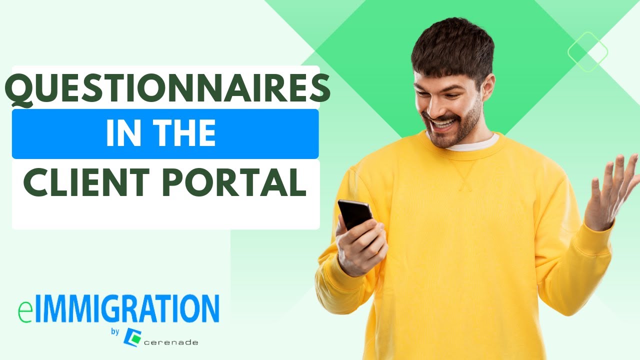 Answering and Submitting Questionnaires In The Client Portal - YouTube