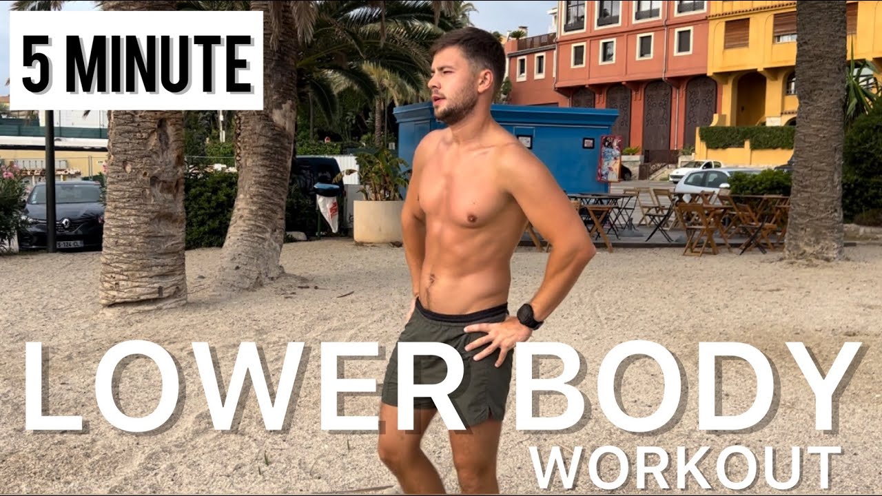 5 MIN INTENSE LOWER BODY WORKOUT | NO EQUIPMENT | SUMMER SERIES - YouTube
