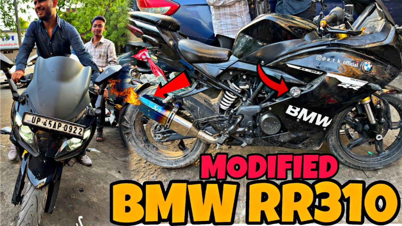 AYODHYA Ke Rider ki BMW RR310 Modification | Full System Exhuast | SKD ...