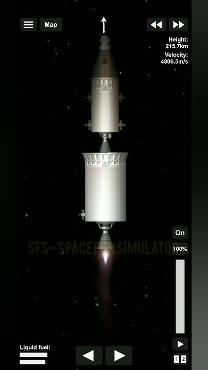 Sent rocket to orbit the SUN ☀ in SFS #shorts #spaceflightsimulator #nasa #rocket #aviation # ...