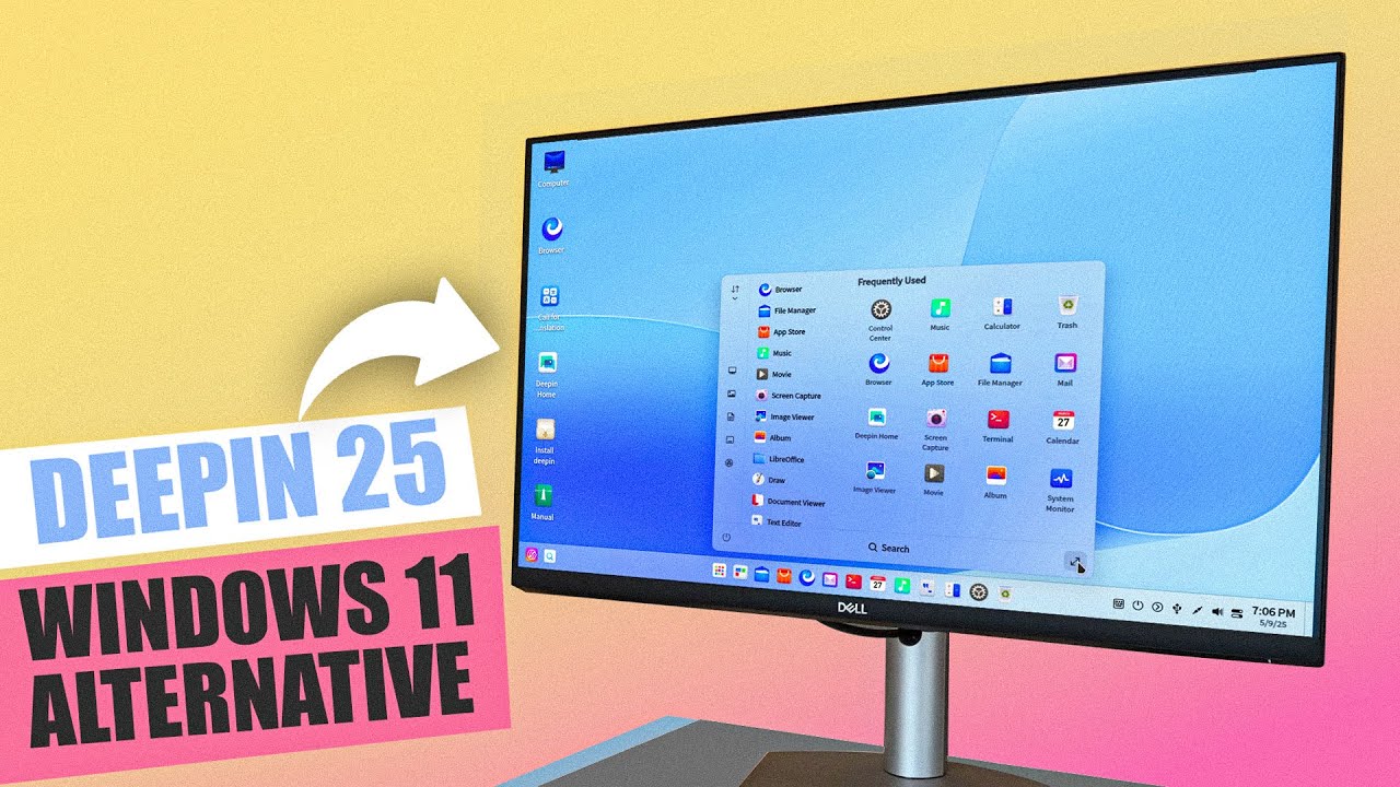 Deepin 25 OS - Windows 11 Alternative | Linux Operating System - YouTube