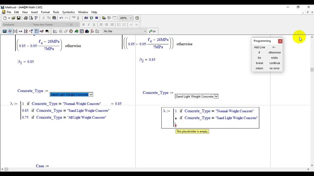 Programming Math CAD 15 #15 - YouTube