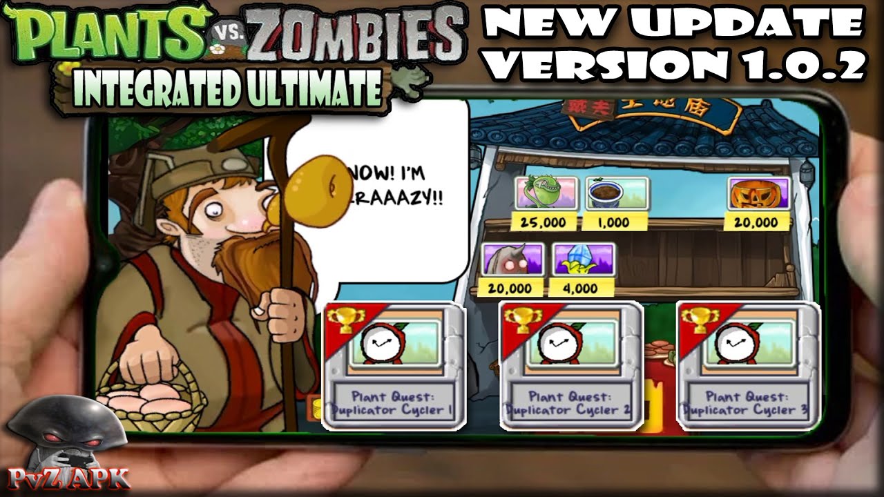 PvZ Integrated Ultimate V1.0.2 l New Update APK | Plant Quest ...
