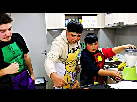 FLAKITO JOSÉ Y FRAN POTITO SE TOMAN MI COCINA 😱🥛🍖🥚😂 | EL DIVINO BAJÓN 🍽 ...