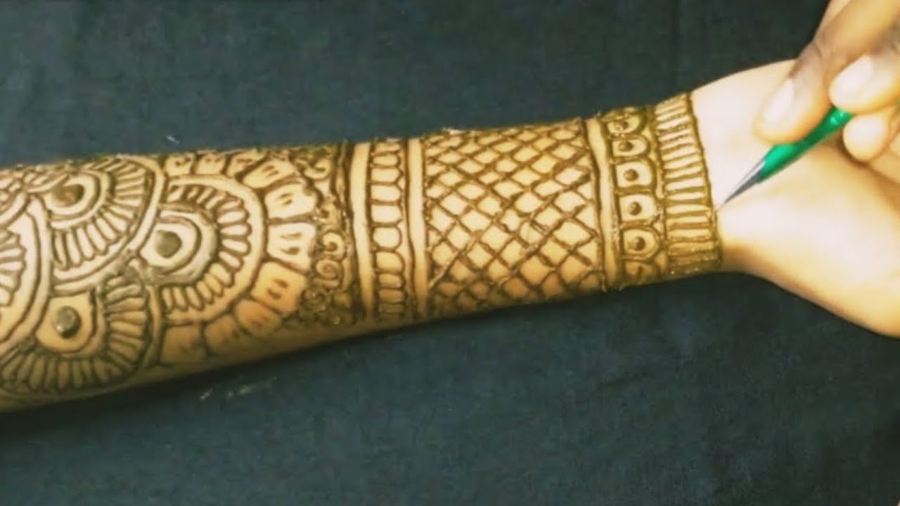 Easy meganthi Design ! Simple Design 😉 - YouTube