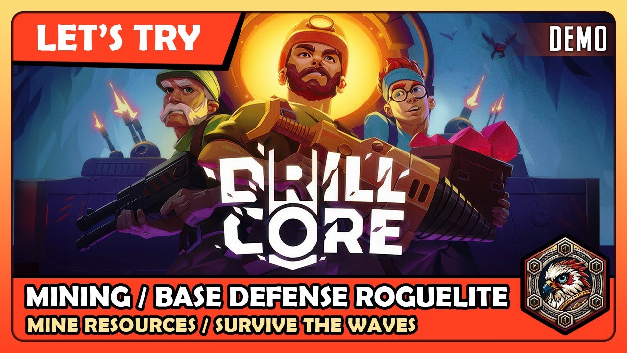Drill Core | Demo | Game Play | Let's Try | Mining / Base Defense ...