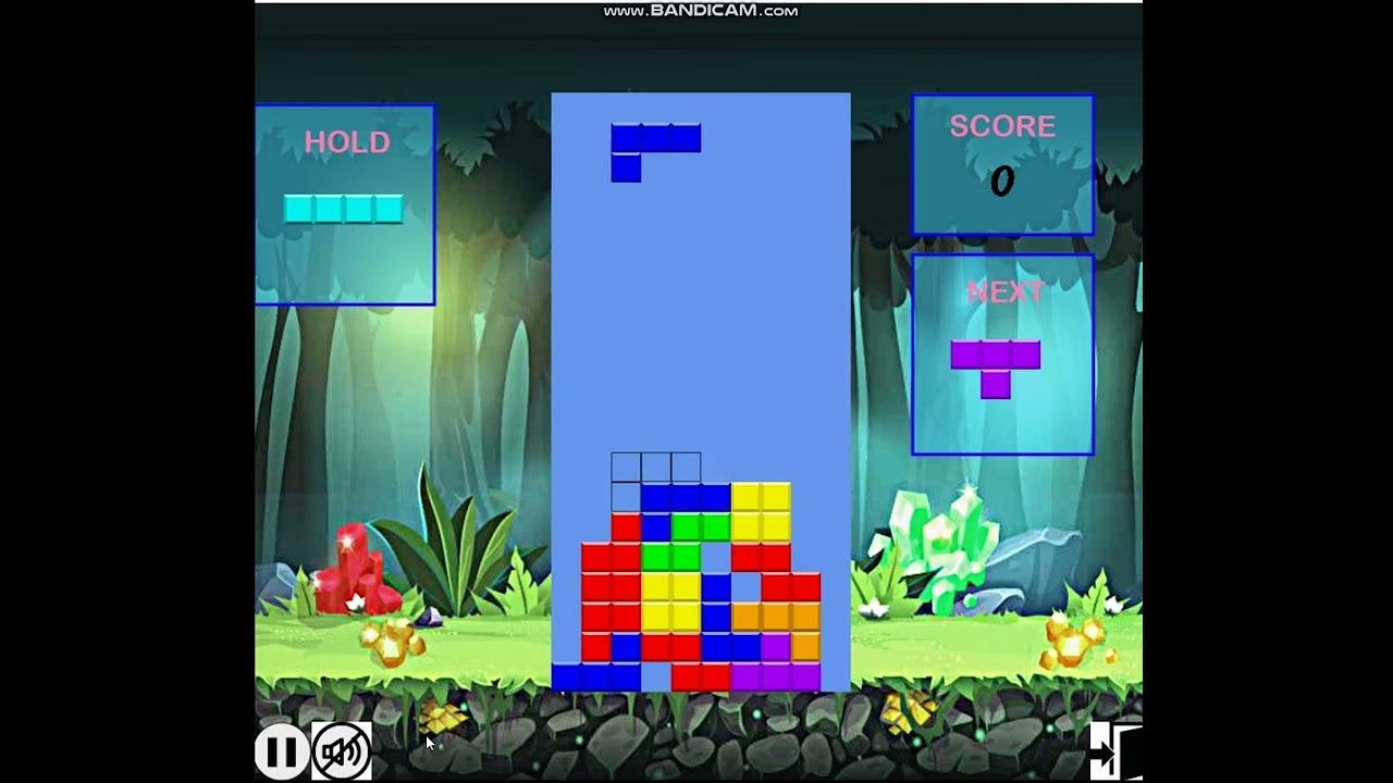 Tetris game SDL2 - YouTube