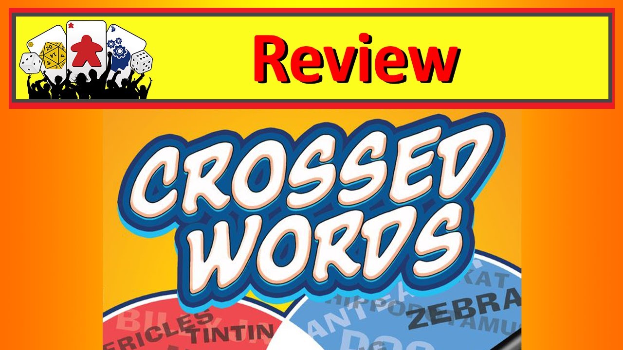 Crossed Words Board Game Review - YouTube