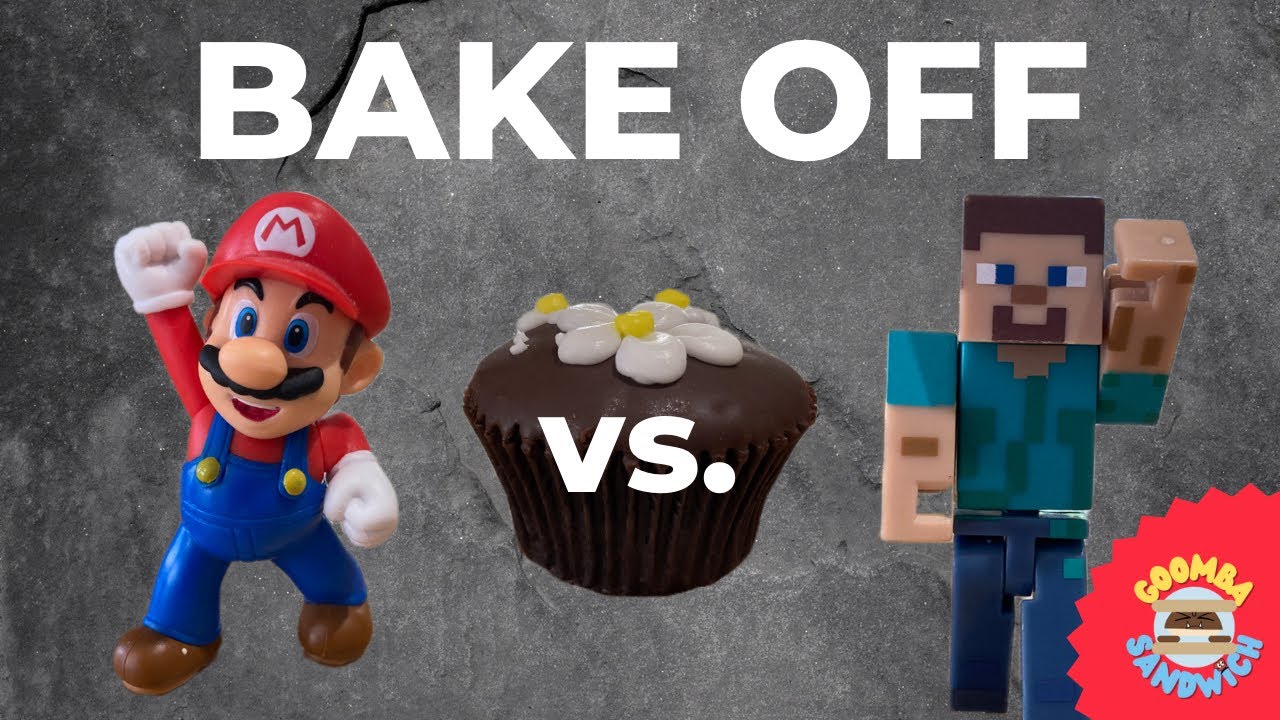 Mario vs Minecraft | Great Gaming Bake Off | Goomba Sandwich 🥪 - YouTube