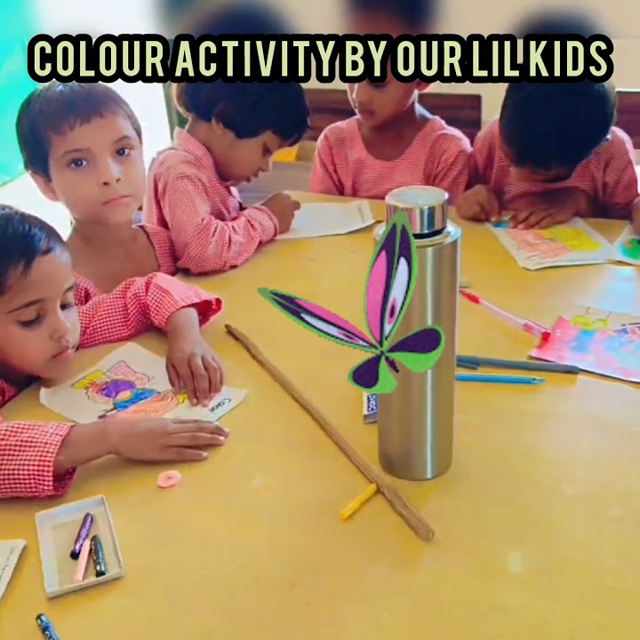 COLOR ACTIVITY BY LIL KIDS😍#education with masti - YouTube