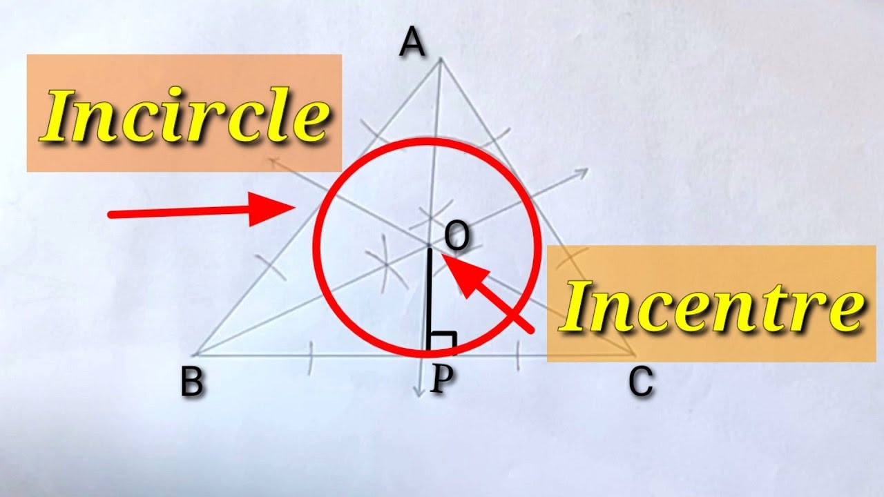 Std 7th Maths Chapter 1 Geometrical Constructions Incircle - YouTube