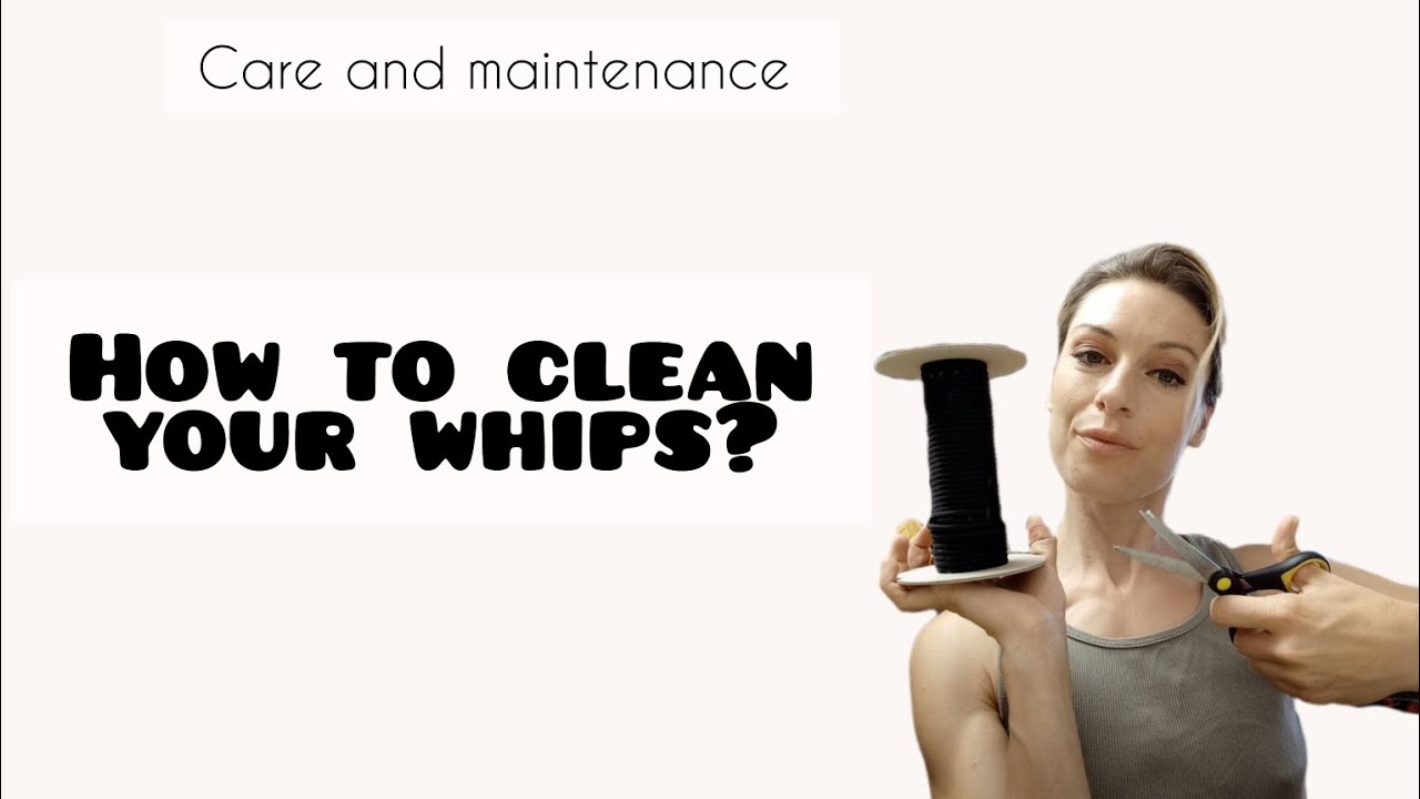 How to clean your whips ? - YouTube