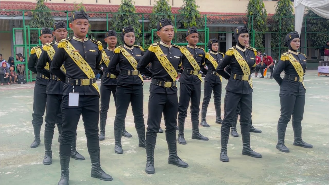 MERINDING! PASKIBRA SMAN 1 TOMO SUMEDANG LKBB ADINIRA CHAPTER 2 - YouTube