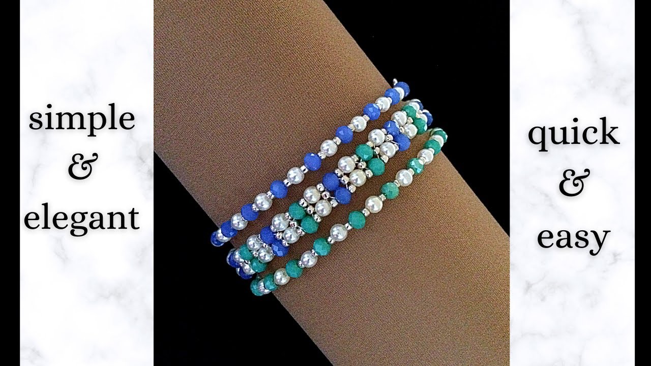 Simple patterns. diy bracelets.tutorial for beginners - YouTube