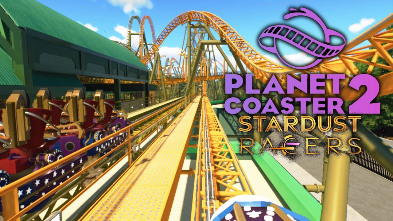 Stardust Racers | Front POV's - (Planet Coaster 2) - YouTube