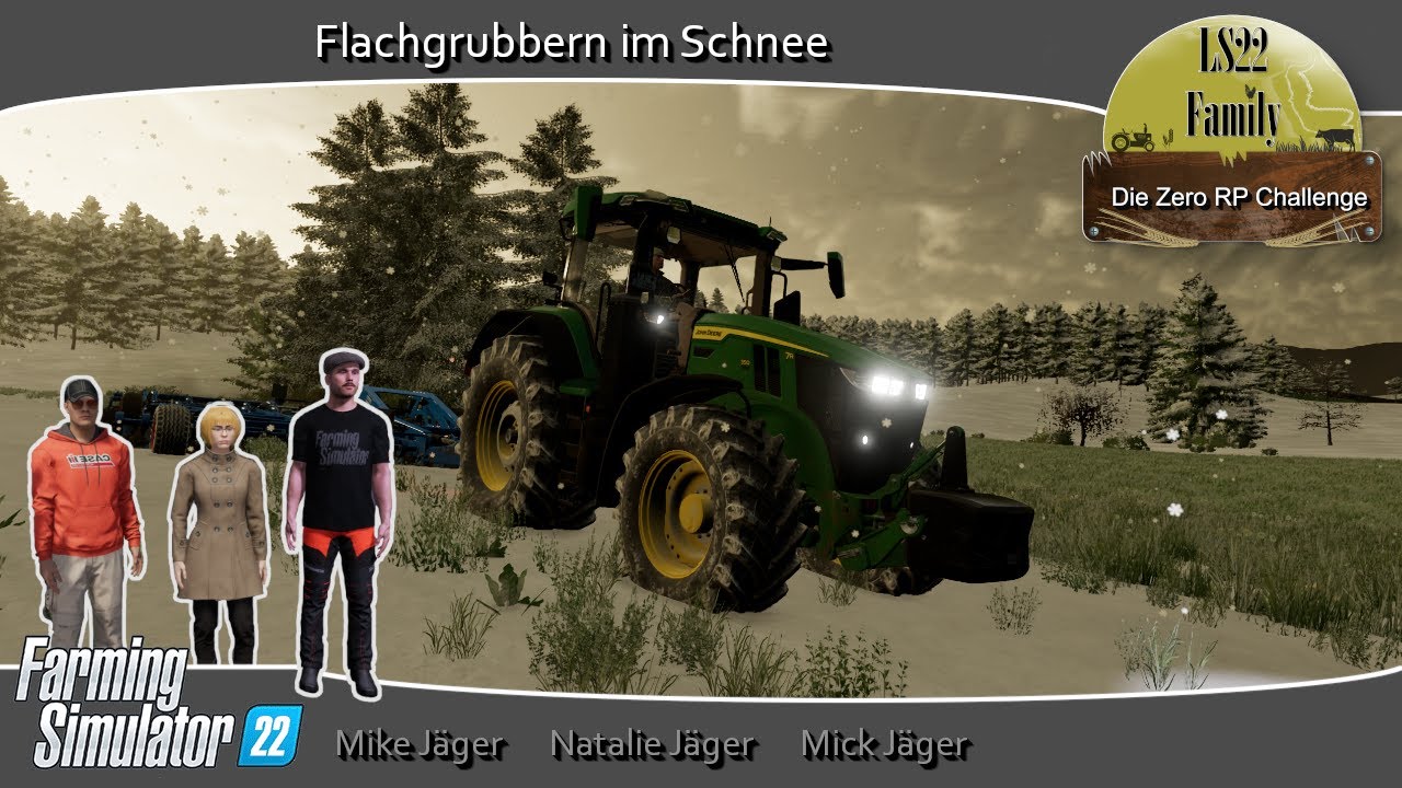 LS22 Family - #306 Flachgrubbern im SCHNEE | Farming Simulator 22 ...