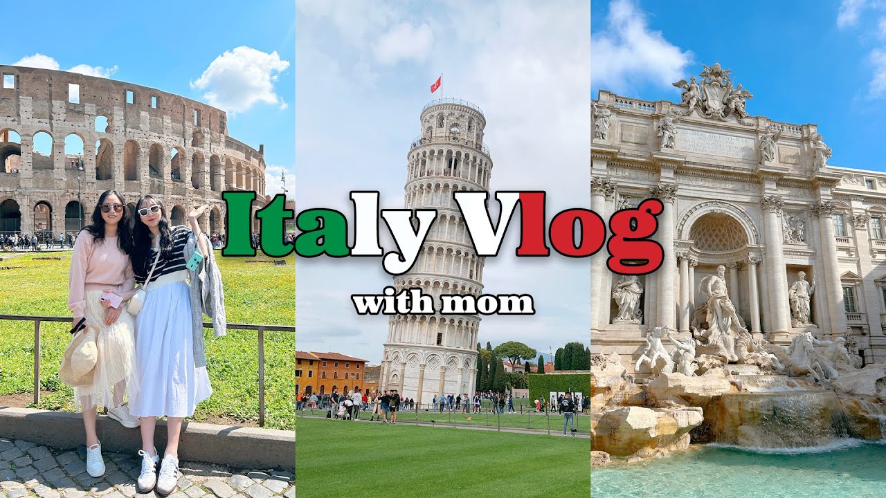 Vlog Subeng 엄마랑 21박 23일 유럽 자유여행 Part1 이탈리아 편🇮🇹 로마 피렌체 밀라노 피사 친퀘테레 투어 바티칸 투어🍕🍝 Youtube