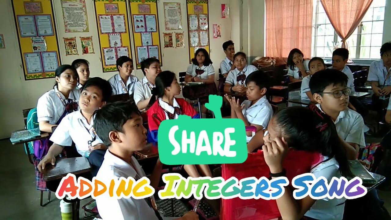 Adding Integers Song - YouTube