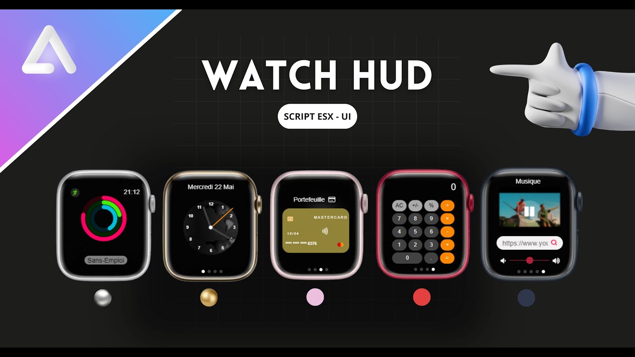 FiveM Script | Watch HUD [ESX - UI] | Astrocode ⌚ - YouTube