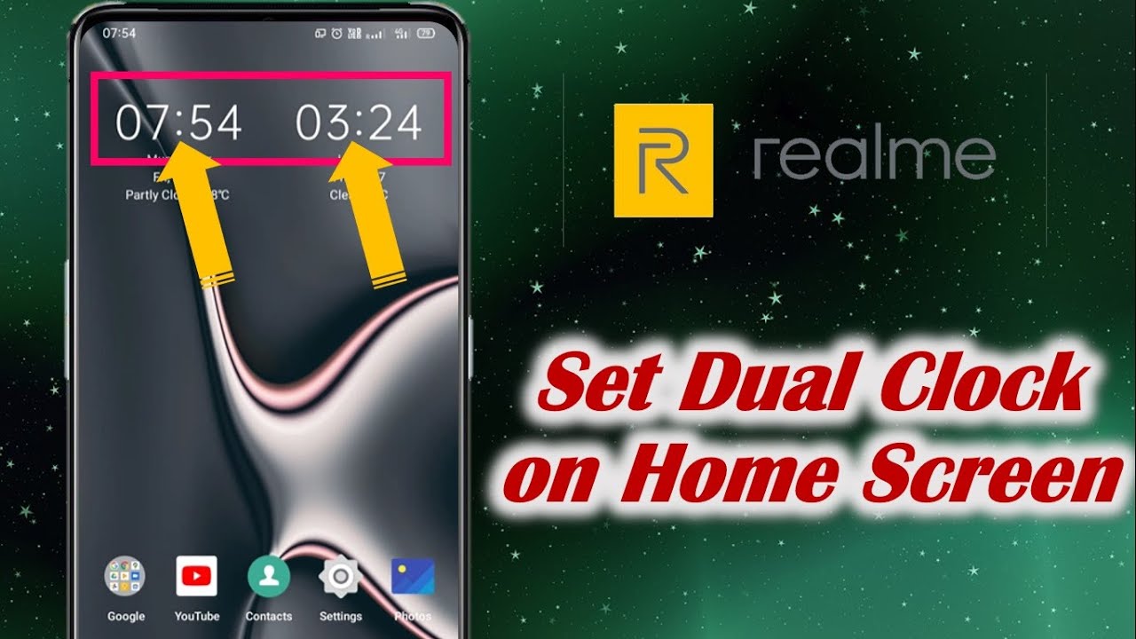 Set Dual Clock On Home Screen In OPPO Realme YouTube set-dual-clock-on-home-screen-in-oppo-realme-youtube