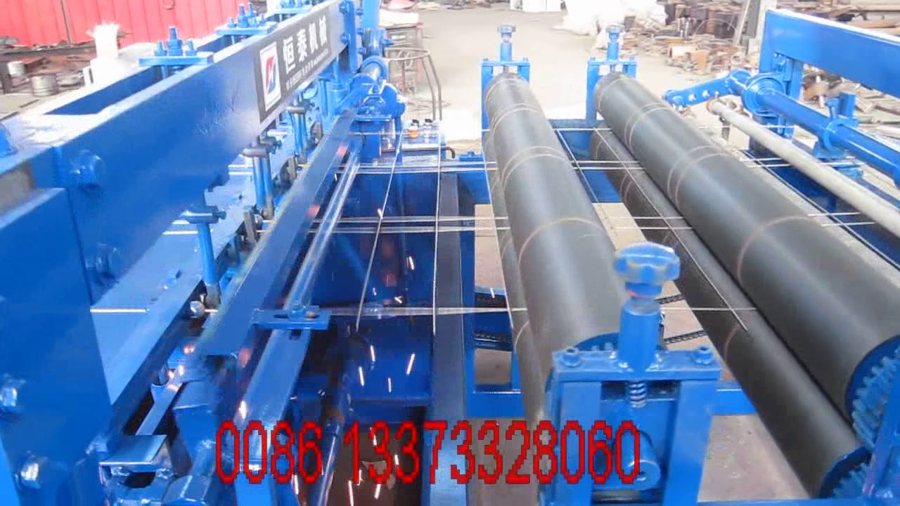 New Design High Speed Brickforce Mesh Welding Machine - YouTube