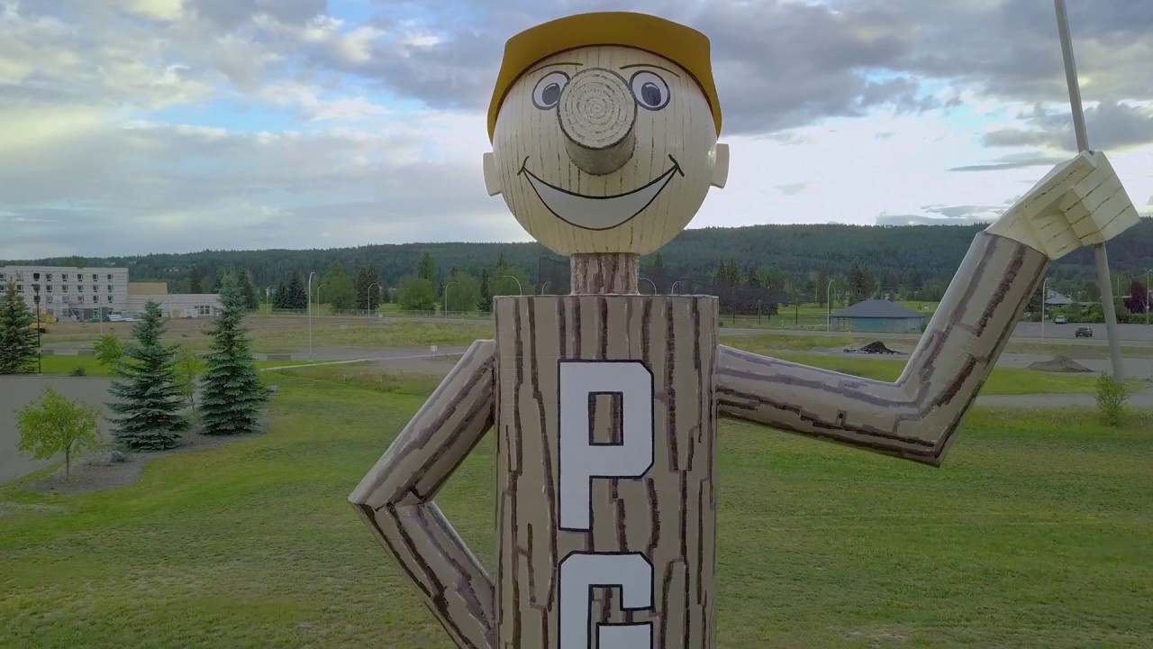Mr. PG , Prince George, BC, Canada, July 2018 [Aerial Drone 4k] - YouTube