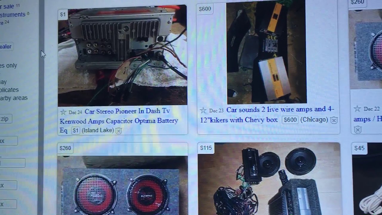 How to shop for use car audio on Craigslist - YouTube