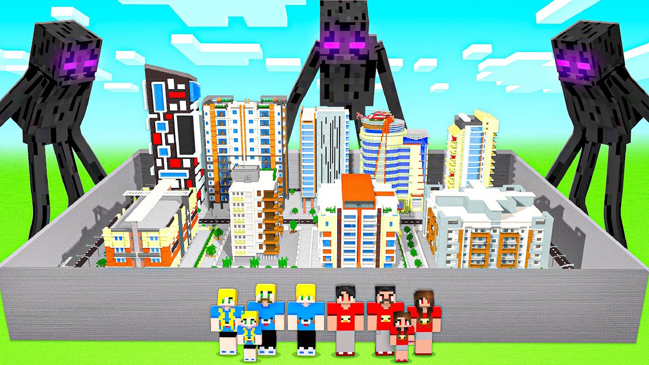 KASS e KR precisam PROTEGER sua FAMILIA no Minecraft! - YouTube