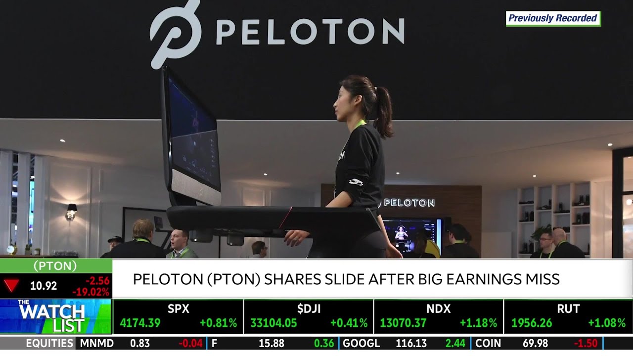 Peloton (PTON) Misses Earnings Big Time, To Sell On Amazon (AMZN) - YouTube