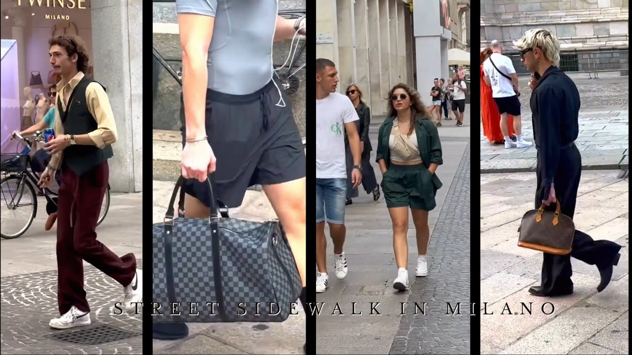 Street Catwalk, first week of Fashion in Milano - YouTube