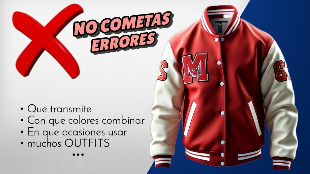 CHAQUETA UNIVERSITARIA → Como combinar y vestirlas (+ muchos OUTFITS ...