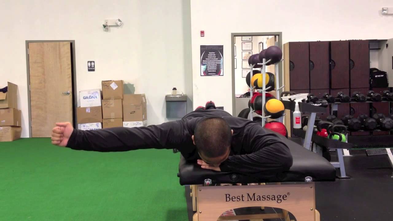 Prone Horizontal Abduction - YouTube
