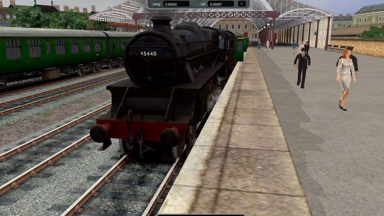 Rail Simulator Demo Bath Start (Stanier Black 5 ) Kuju 2007 - YouTube