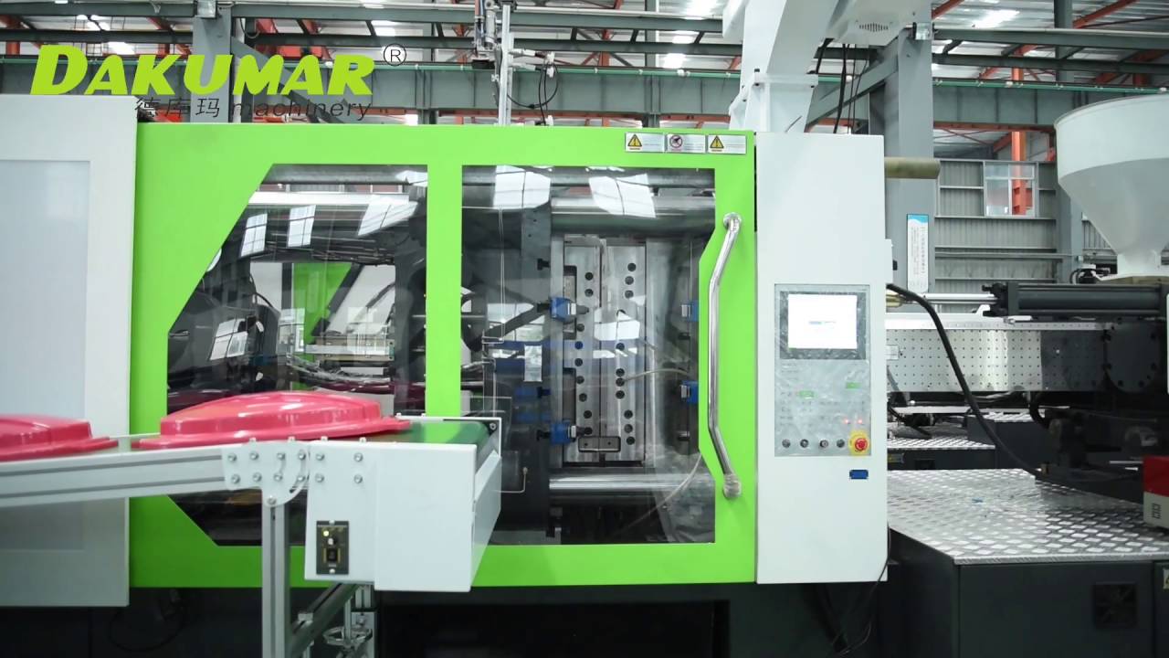 Garbage bin Lid Injection Mold, Injection Machine, Plastic Injection ...