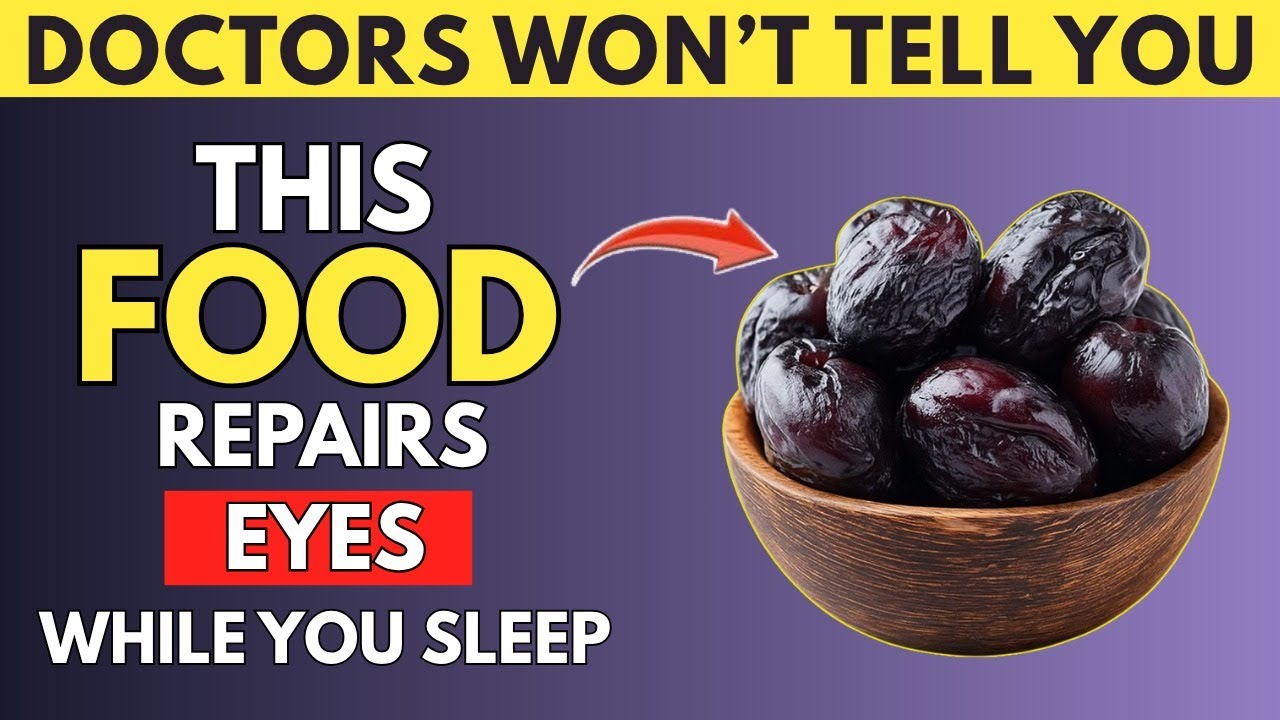 SENIORS, Eat THIS FOOD Before Bed To REPAIR Your Eyes & Vision During ...