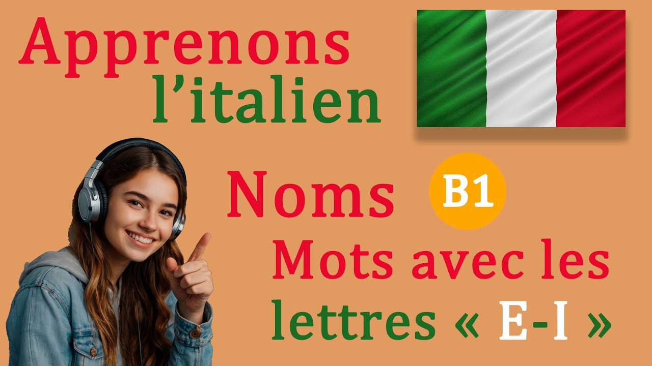 Apprenons l’italien – Les noms de niveau B1 | Mots commençant par les ...