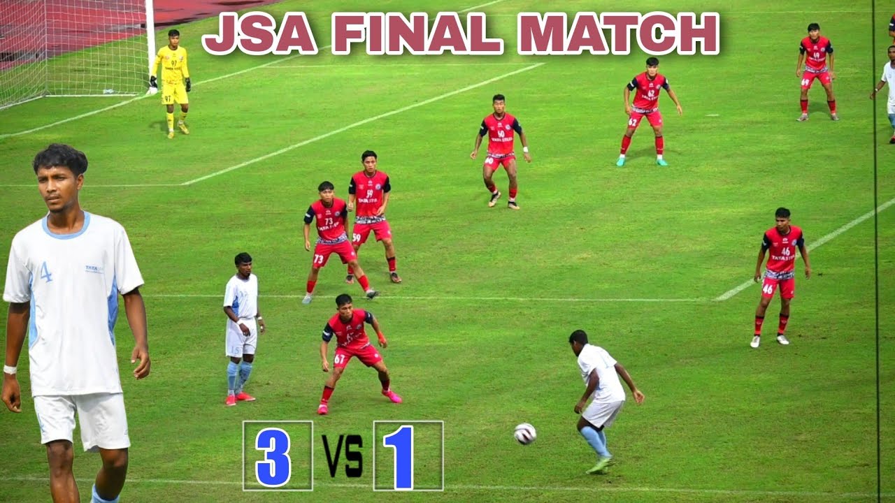 Final Match || Tata Steel 01🆚03 Jamshedpur FC (R) || JSA League Premier Division Jamshedpur 12/8 ...