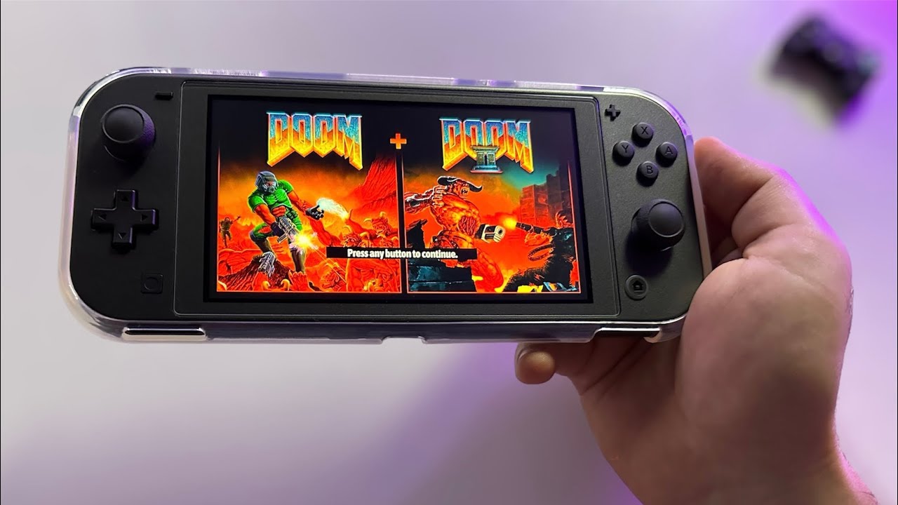 DOOM + DOOM 2 | Nintendo Switch Lite gameplay | Switch Lite - YouTube