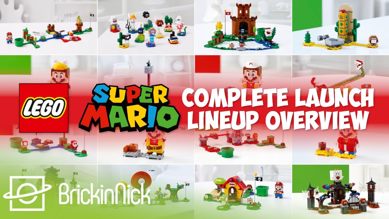 LEGO Super Mario Complete Lineup Hands-On Overview | 2020 Set Range ...