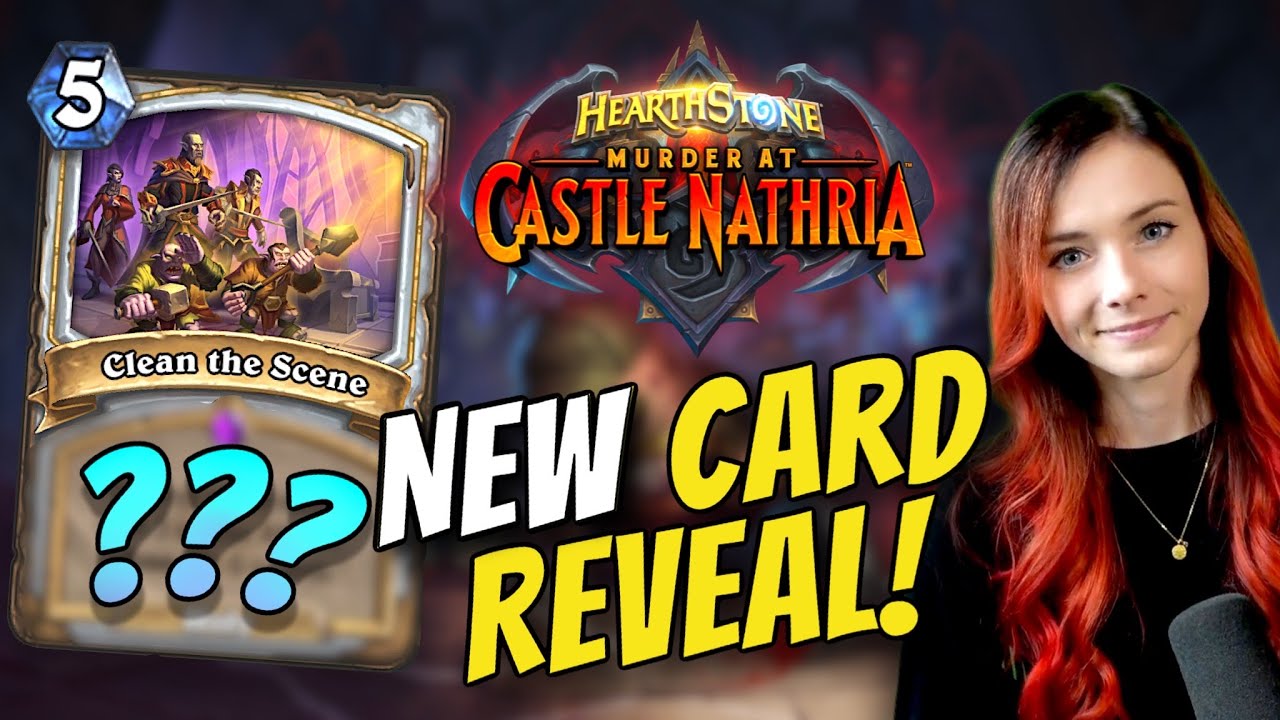CARD REVEAL: CLEAN THE SCENE!!! | Murder at Castle Nathria [Hearthstone] - YouTube