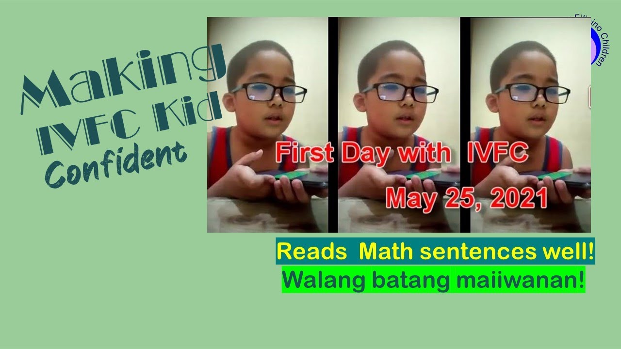 first day with IVFC| Reading Math sentences - YouTube