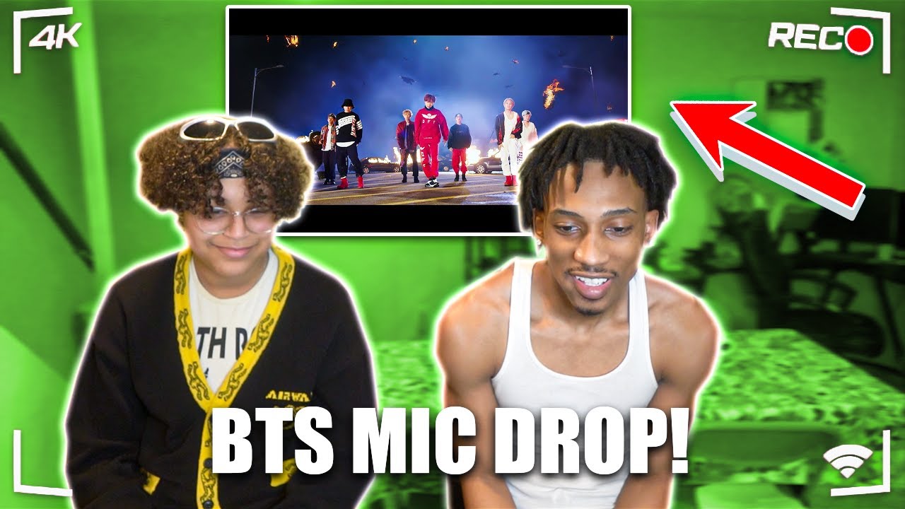 AMERICANS REACT TO BTS - MIC DROP! - YouTube