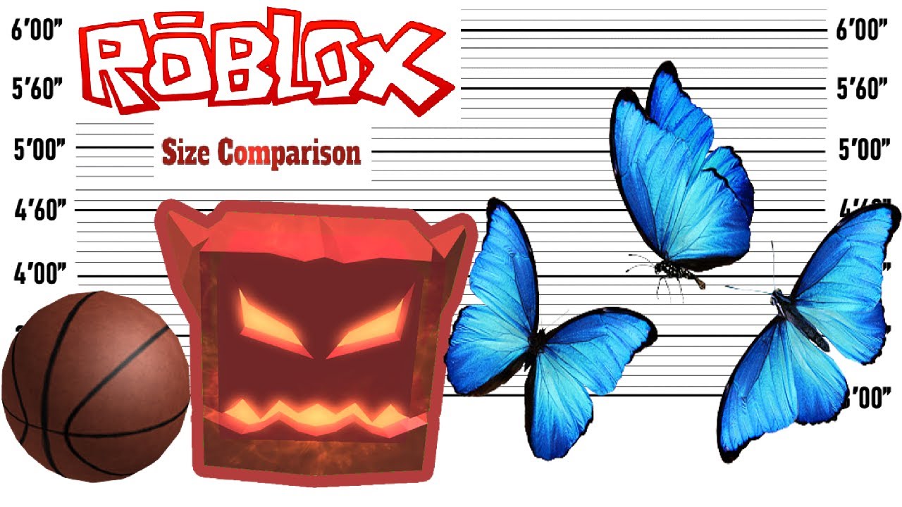 Roblox Size Comparison!The Biggest Characters Roblox Size Comparison ...
