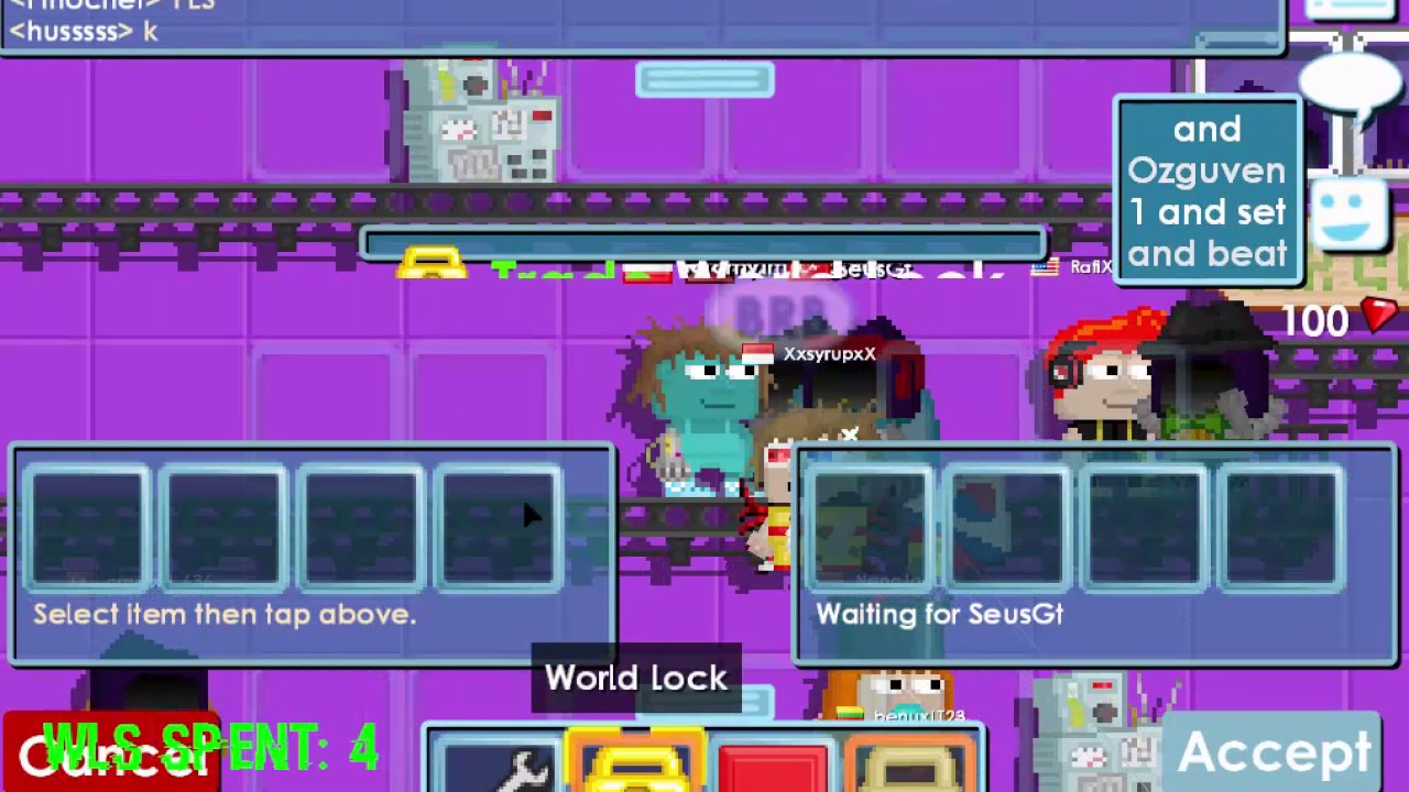 Growtopia | 10 World Lock Set Challange! - YouTube