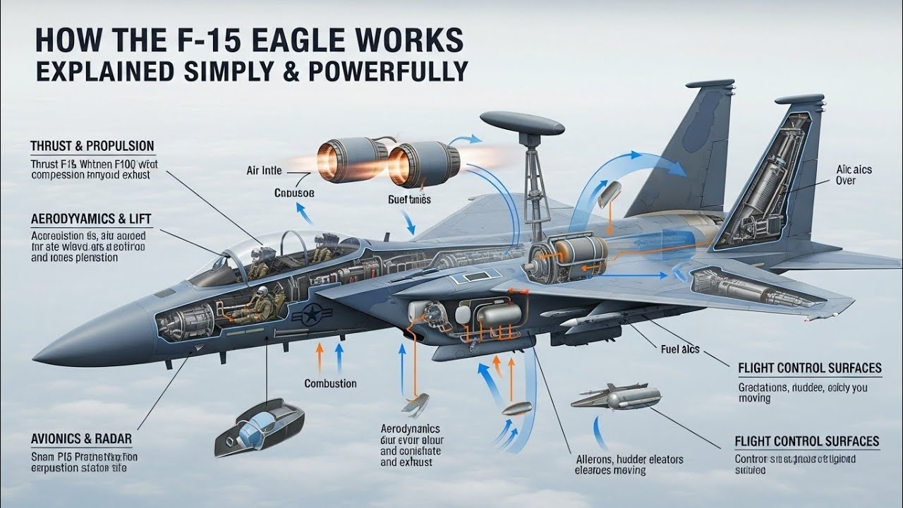 How the F-15 Eagle Fighter Jet Actually Works | The Undefeated King of ...