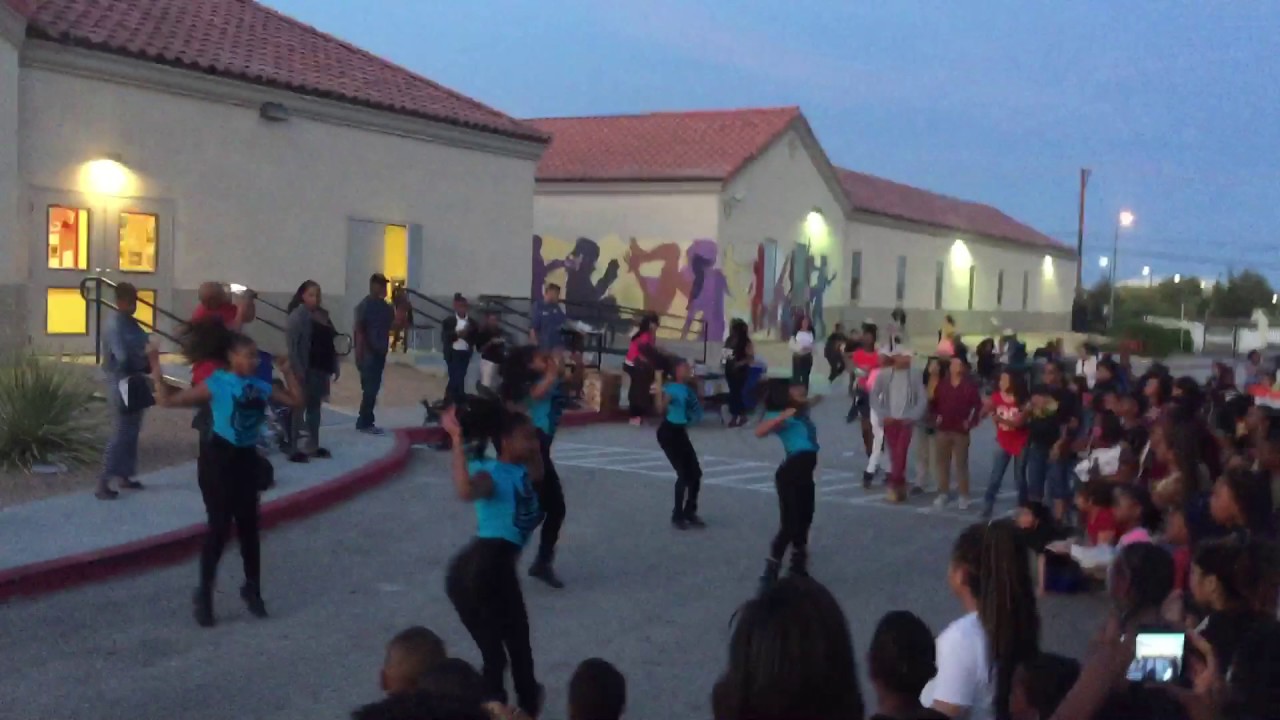 Studio 305 Las Vegas performs for 100 academy block party - YouTube