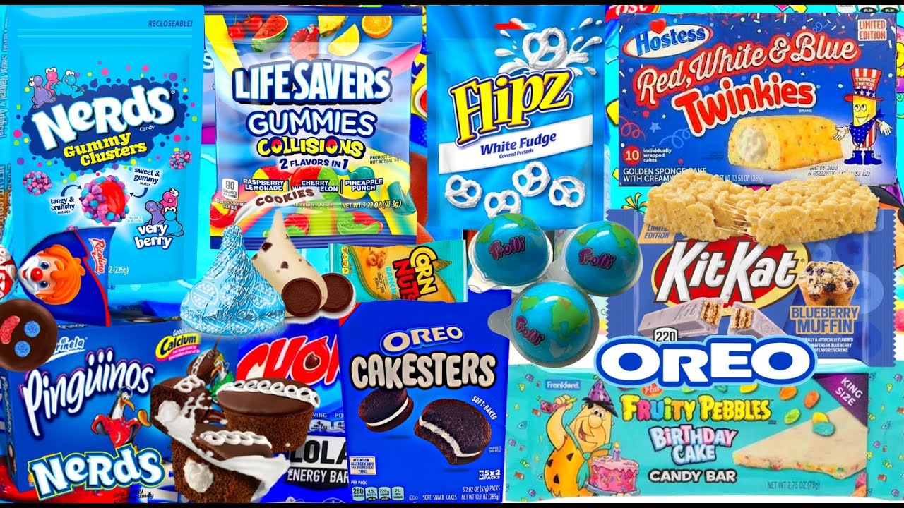 NEW BLUE SNACKS Pop-Tarts Lemon Creme Winter Sport Chocolate Almonds ...