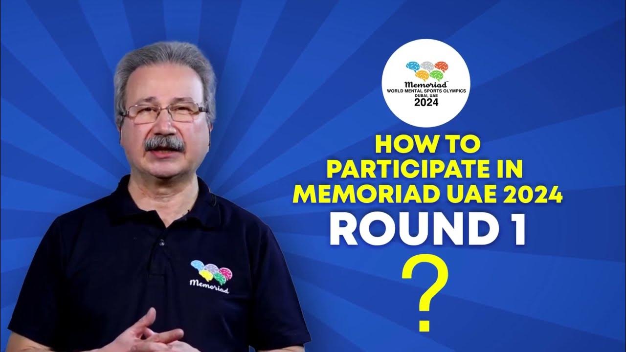 How to Participate in Memoriad UAE 2024 Round 1 ? | Melik Duyar | MEMORIAD 2024 | DUBAI - YouTube