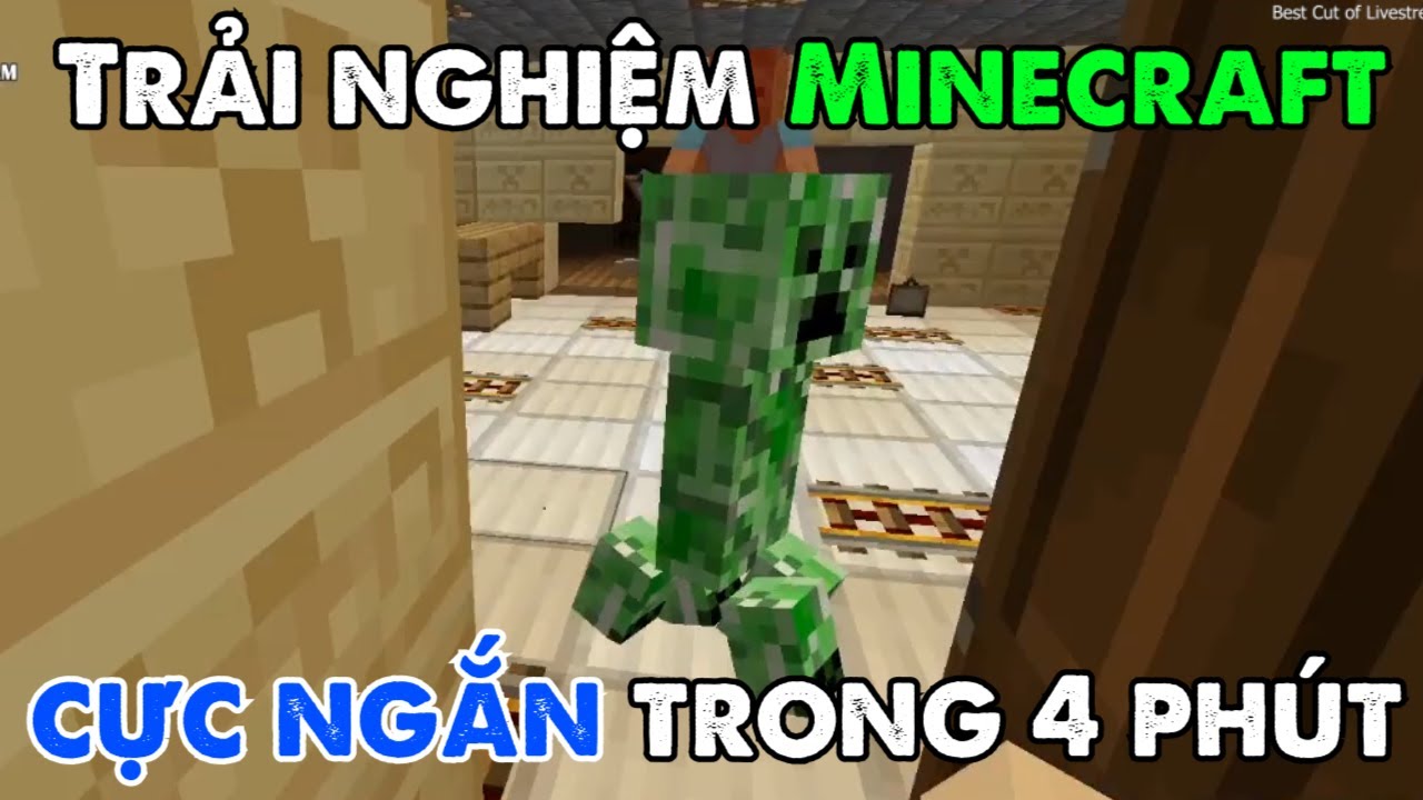 Trải nghiệm Minecraft KINH DỊ cực ngắn trong 4 phút - YouTube