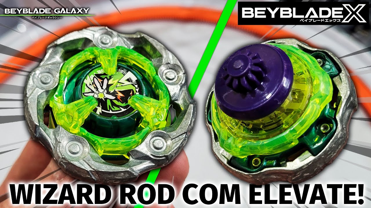 WIZARD ROD 3-60E transforma o meta? [Beyblade X ベイブレードX] - YouTube
